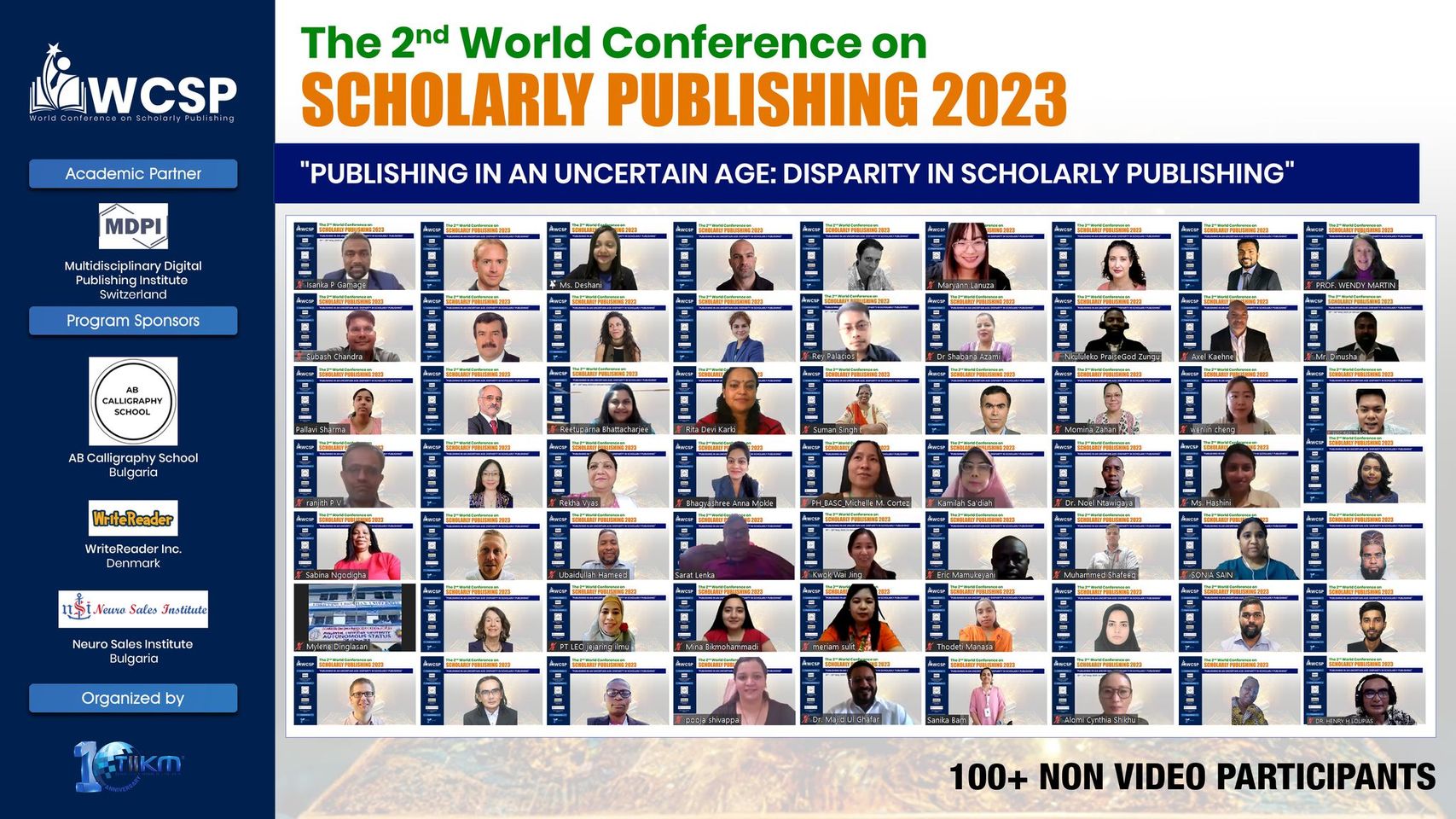 WCSP 2023 | The World Conference on Scholarly Publishing