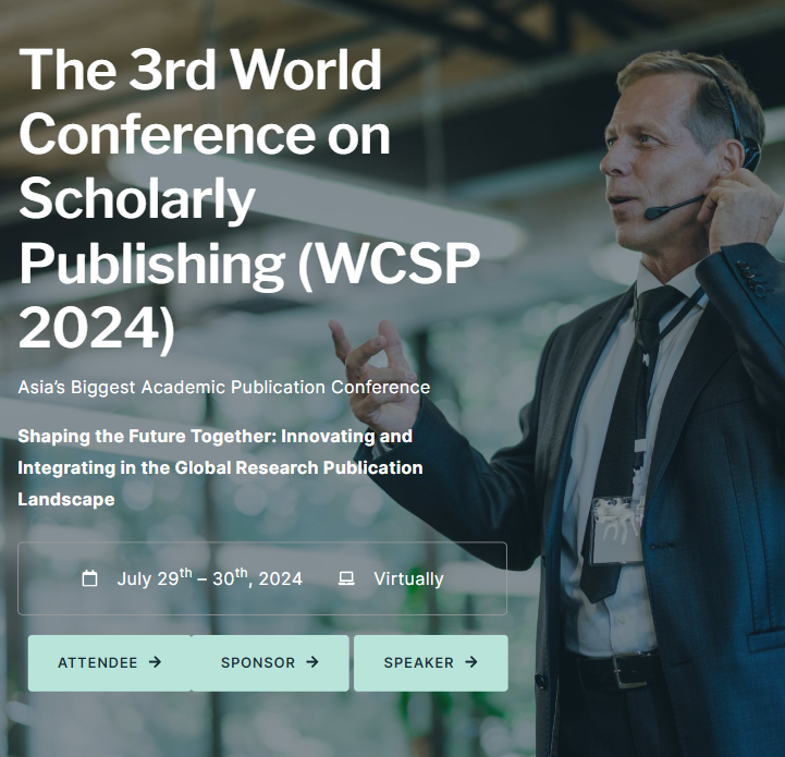 Publish You Research Paper |The World Conference on Scholarly Publishing